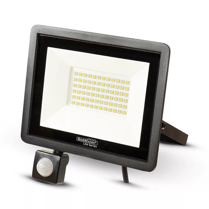 BORMANN FLOODLIGHT LED 50W MOZGÁSÉRZÉKELŐVEL 4000K 4000Lumen